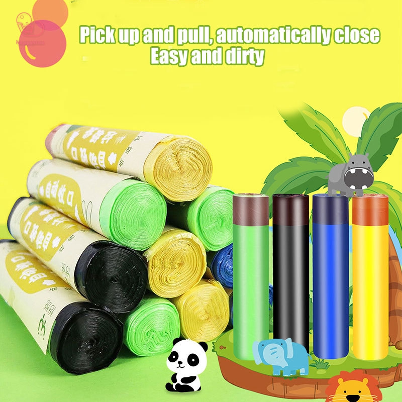 Trash Bags Drawstring Heavy Duty Garbage Bag Kitchen Living Room ...