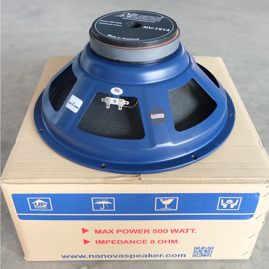 เบสหนักๆ ดอกซับเบส 15 นิ้ว ยี่ห้อ Nanova รุ่น NV-1514 แม่เหล็ก 156 มิล 500 W แท้ (1 ดอก) Made in ...