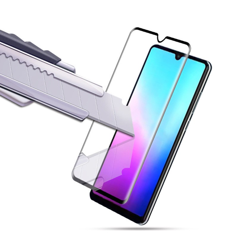 Huawei P30 Mate 20 Pro Lite V20 Y9 2019 กระจกนิรภัยแบบเต็ม - cleptone.th - ThaiPick