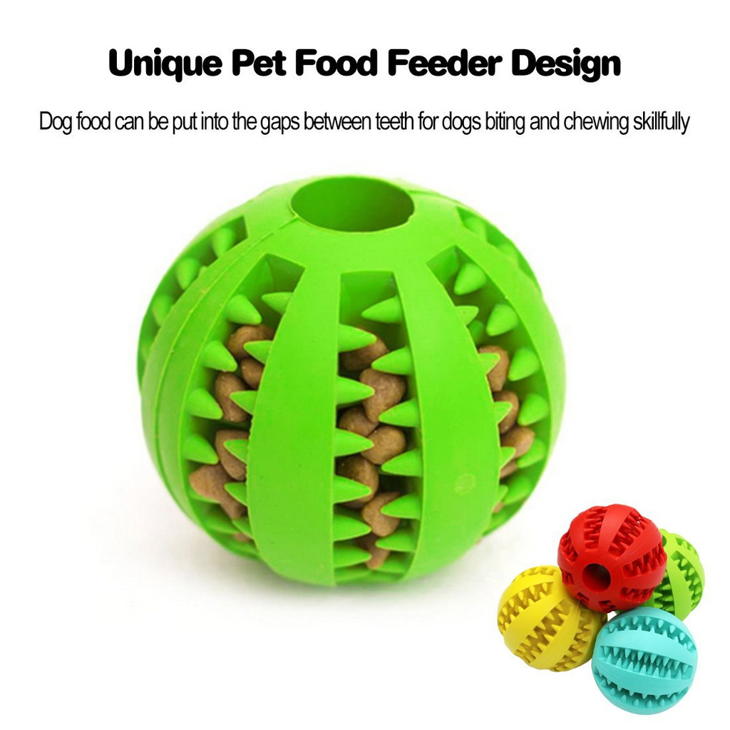 READY STOCK????Pet Toy Ball Dog Food Dropping Ball Dog Teether Ball ...