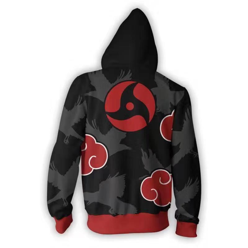 Unisex 3D Uchiha Itachi Sweater Hokage Ninjia Akatsuki Jacket Hoodies ...