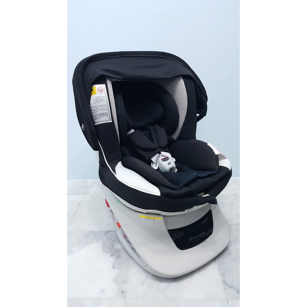 คาร์ซีท Ailebebe NT 360 Turn Advance สภาพเยี่ยม สวยใหม่ ซัพพอร์ตแท้ตรงรุ่นครบ - babyseat - ThaiPick
