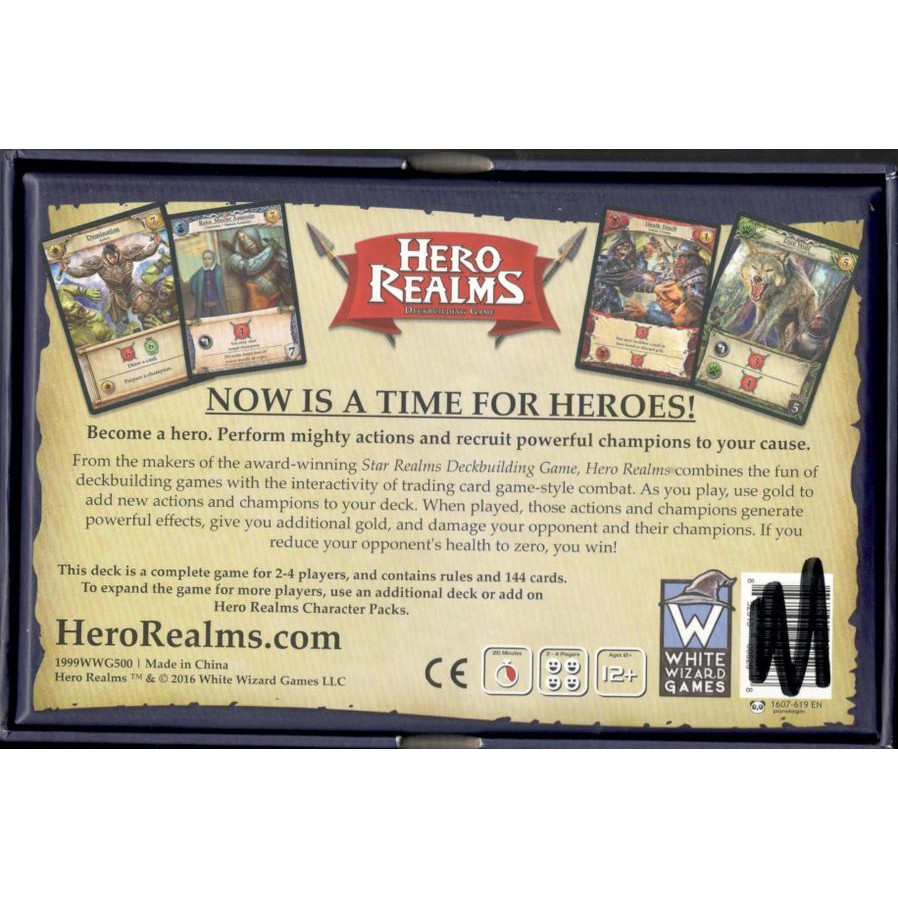 Hero Realms Board Game แถมซองใส่การ์ด SP 144 - alisa.gam - ThaiPick