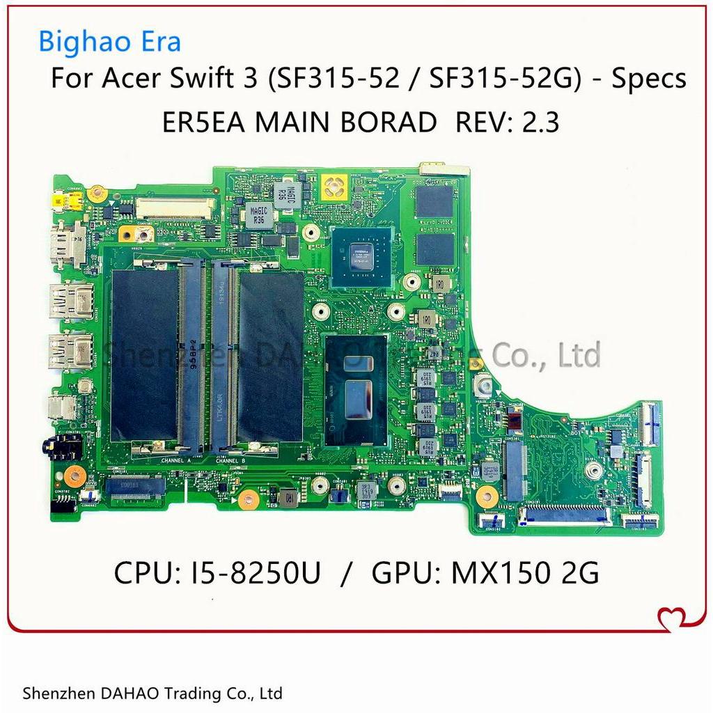 ER5EA MAIN BOARD For ACER Acer Swift 3 SF31552 SF31552G Laptop ...