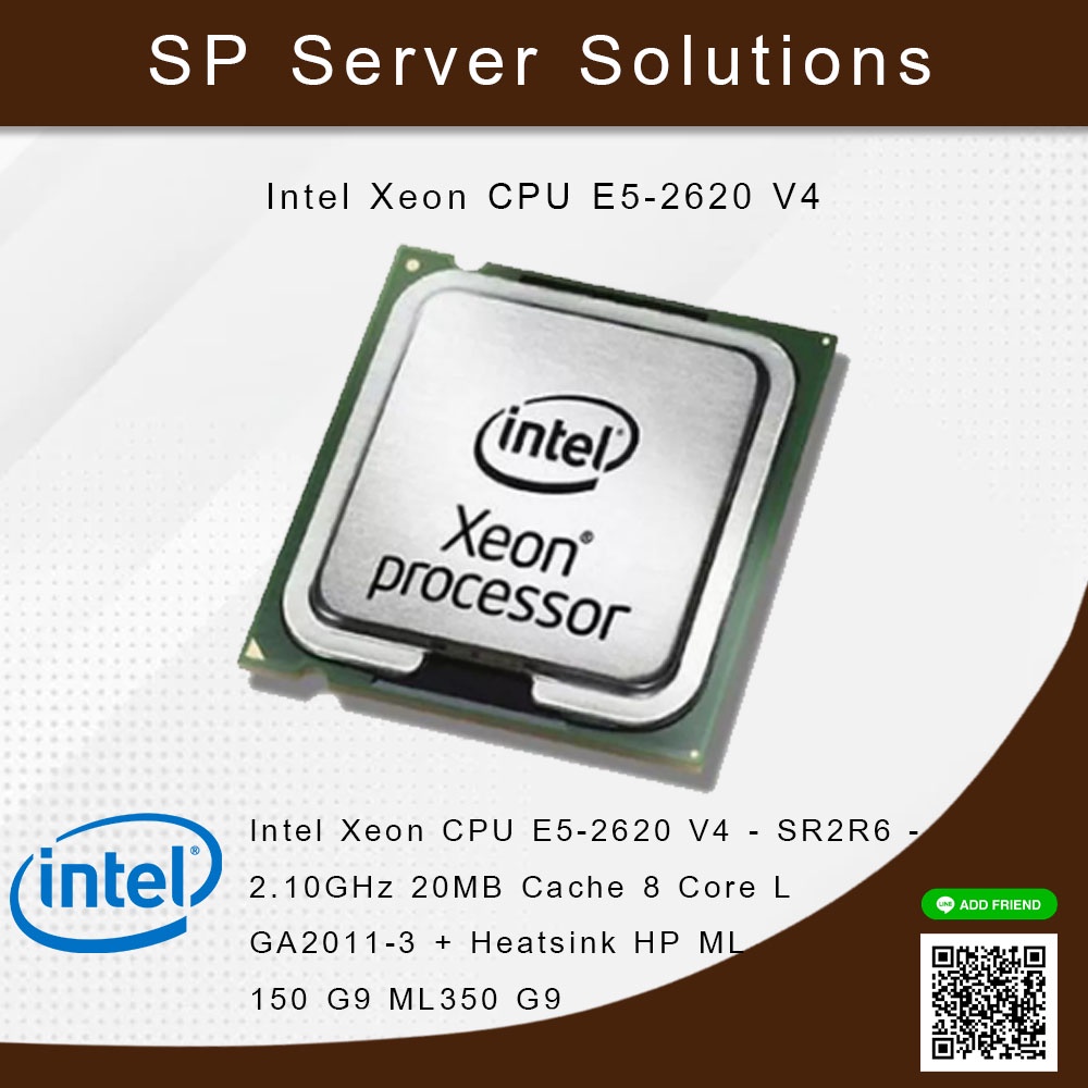 Intel Xeon CPU E5-2620 V4 - SR2R6 - 2.10GHz 20MB Cache 8 Core LGA2011-3 ...