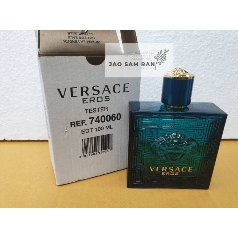 (Tester Box) Versace Eros Homme EDT 100ml - jaosomran - ThaiPick