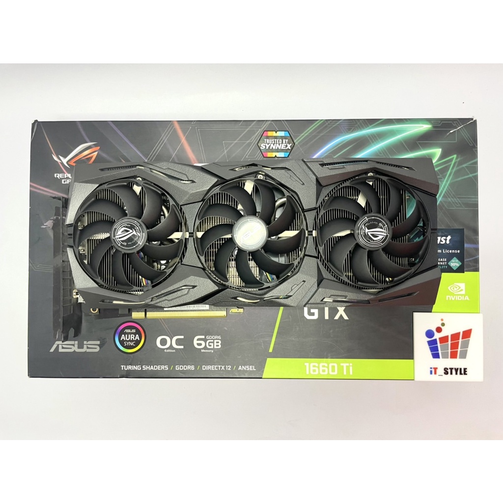 การ์ดจอ RTX 1660Ti 6G ROG STRIX GAMING GDDR6 - it_styie - ThaiPick