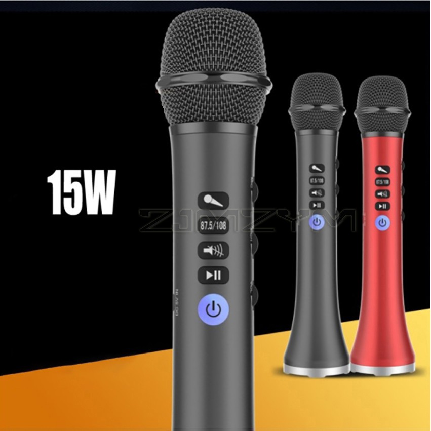 L-698 15W Portable Bluetooth Karaoke Microphone Wireless Professional ...