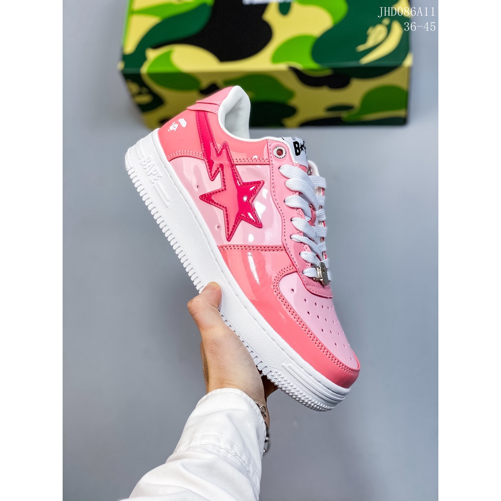 รองเท้าผ้าใบลําลอง รุ่น Bape x Air Force 1 Sta Low Air Force One Low ...