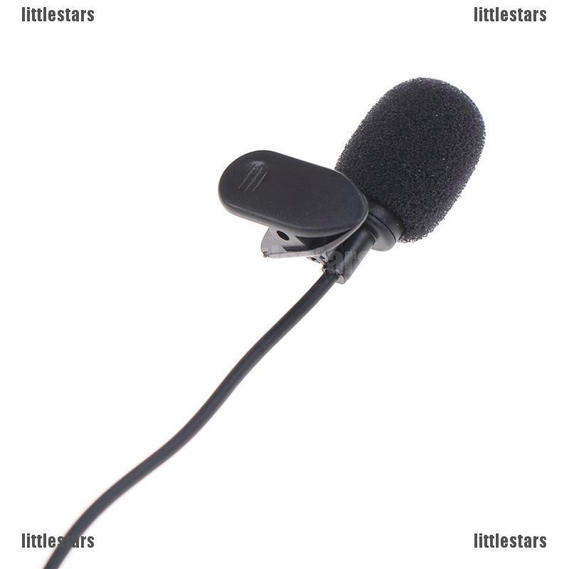 LUV 3.5mm Mini Studio Speech Mic Microphone Clip for PC Desktop ...