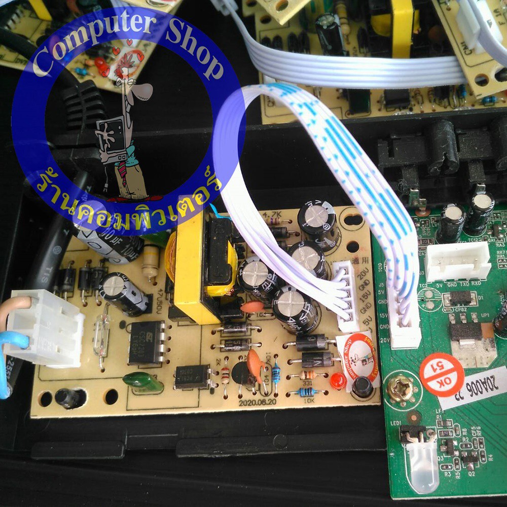 อุปกรณ์ทีวี ภาคจ่ายไฟ บอร์ดจ่ายไฟ Power Supply For PSI S2 HD ทดแทนตัว ...