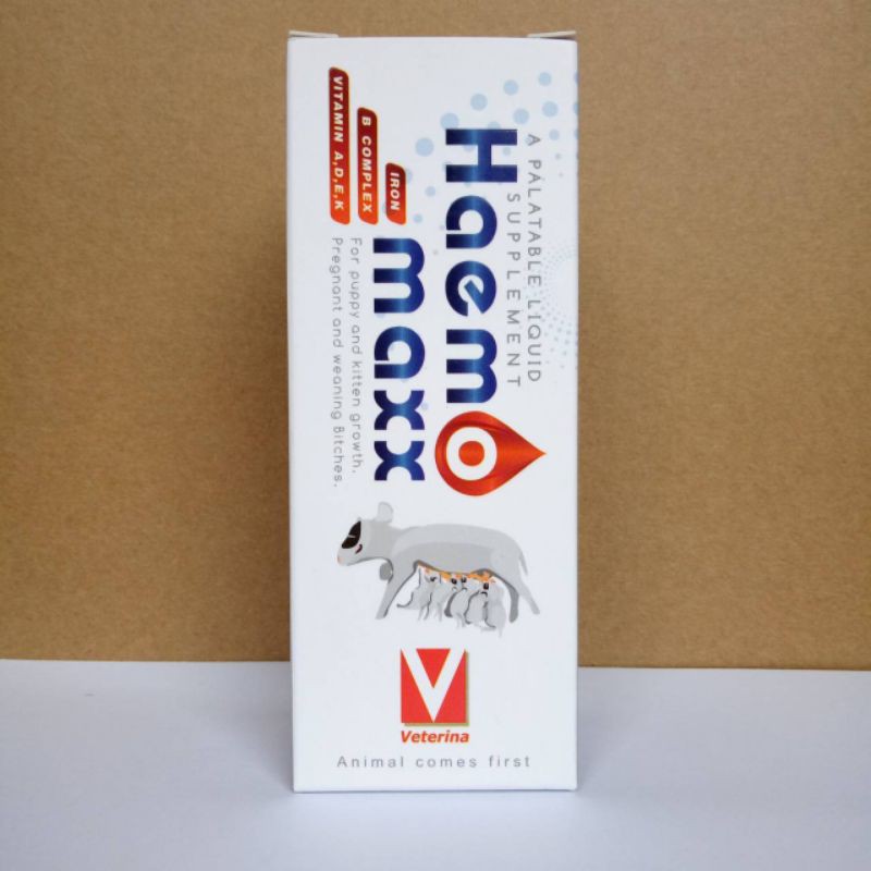 Haemomaxx 100ml. วิตามินบำรุงเลือดชนิดน้ำ เหมาะกับลูกสุนัข ลูกแมว แม่ ...