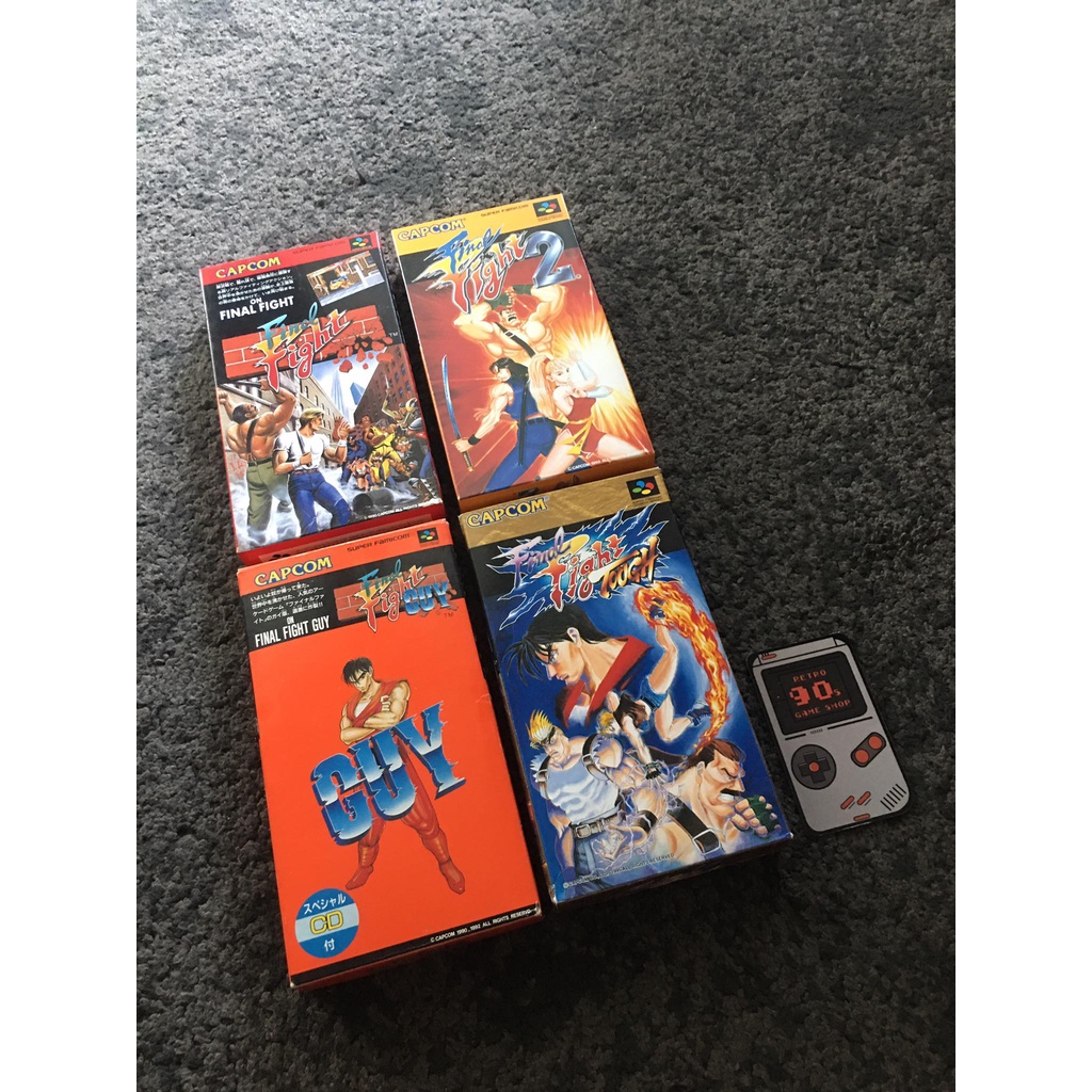 Capcom Cartridge Super Famicom Final Fight Collection Boxset (Wholesale) Japan - retrogame90s ...