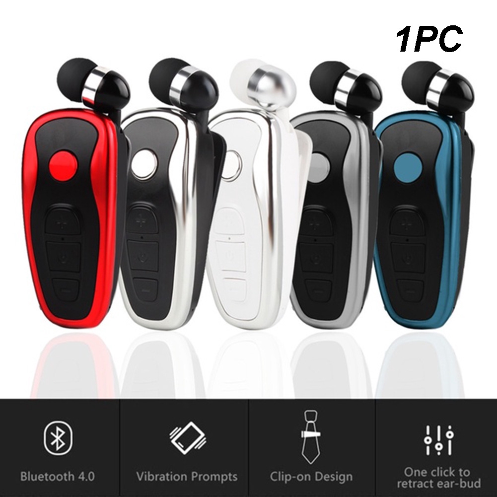 ღღQ7 Portable Retractable Wire Convenient Bluetooth Earphone In-Ear ...