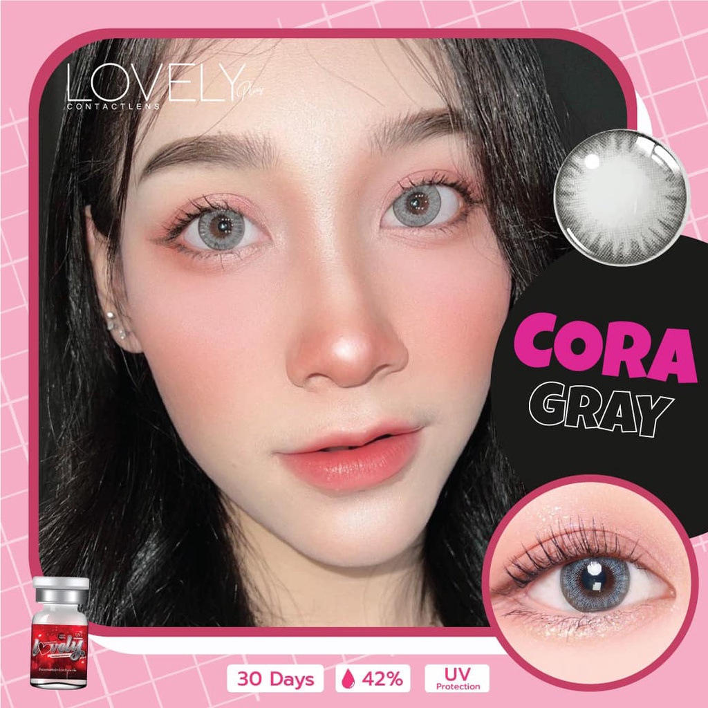 Lovelylens Contact lens - Cora บิ๊กอาย เลิฟลี่เลนส์ คอนแทคเลนส์ ถนอมดวงตา แบบรายเดือน ...