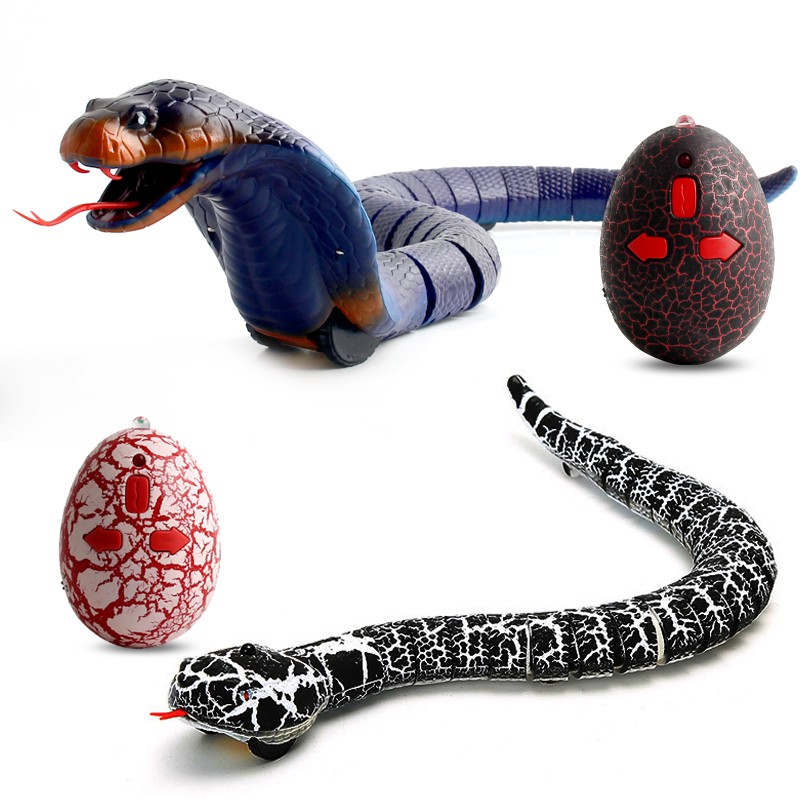 New Tricky Toys New Exotic Toys Remote Control Cobra Funny Toy Infrared ...