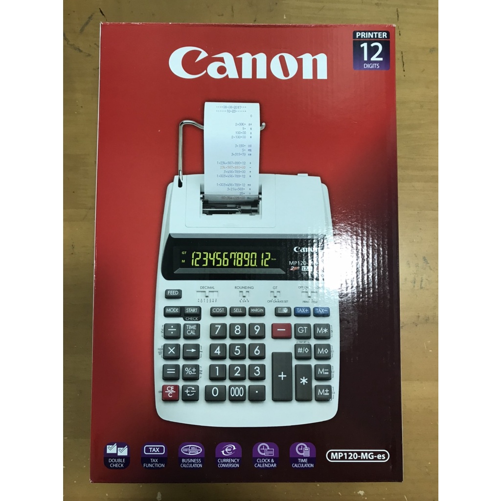 MP120-MG-es II (MP120MG-ESII)เครื่องคิดเลขพิมพ์กระดาษ Canon 12 หลัก ของ ...