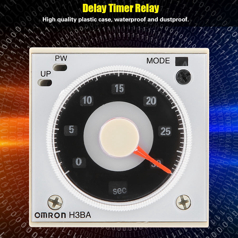 AC 250 V H 3 BA-N Delay Timer Relay Knob Control Timing Relay 8-Pin 220vac - xguli.th - ThaiPick