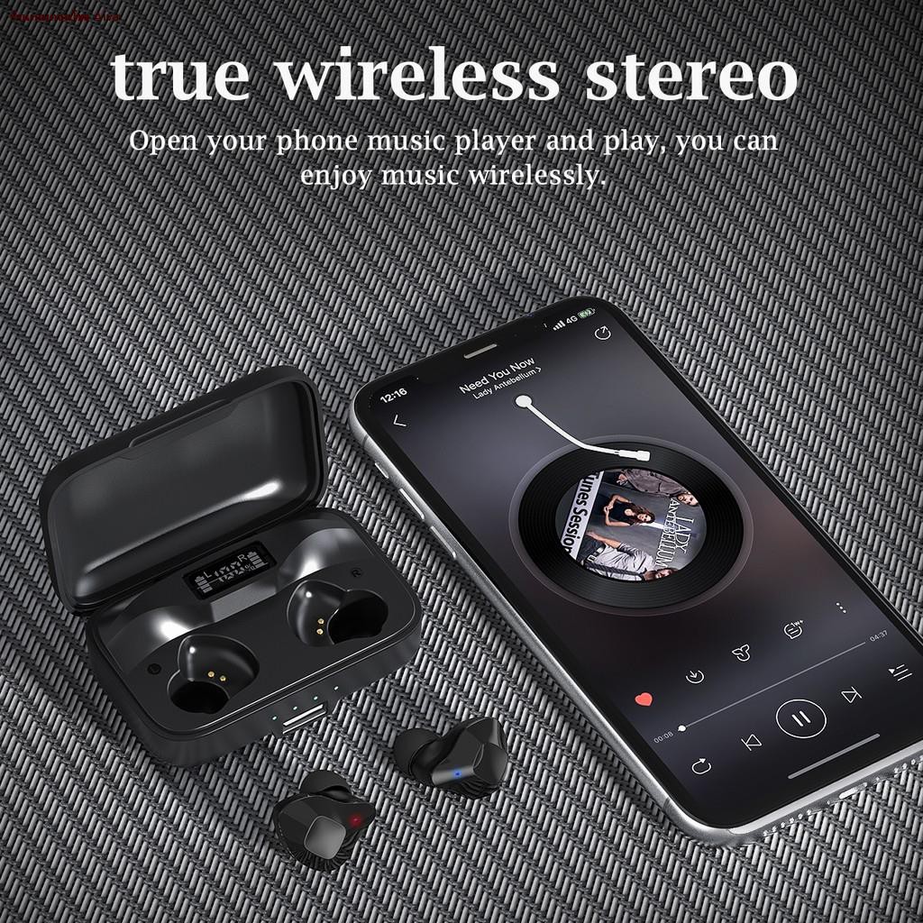 EAKER Bluetooth Receiver 5.0 / Earphone ช่องเสียบ 3.5mm อุปกรณ์รับสัญญาณบลูทูธพร้อมหูฟัง HD ...