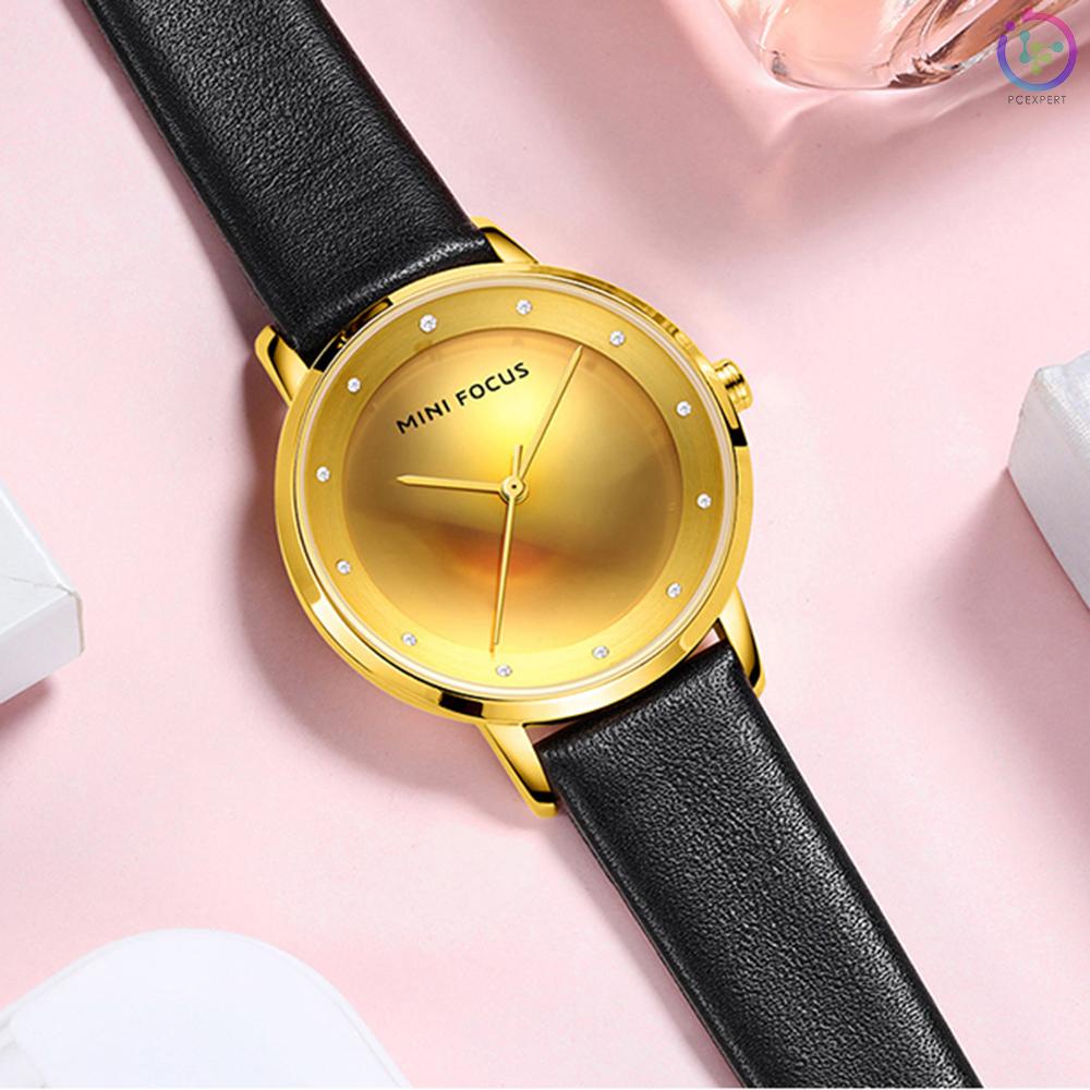 โปรโมชั่น Mini FOCUS นาฬิกาข้อมือควอตซ์แฟชั่น สายหนัง กันน้ํา 3ATM สําหรับผู้หญิง - pcexpert.th ...