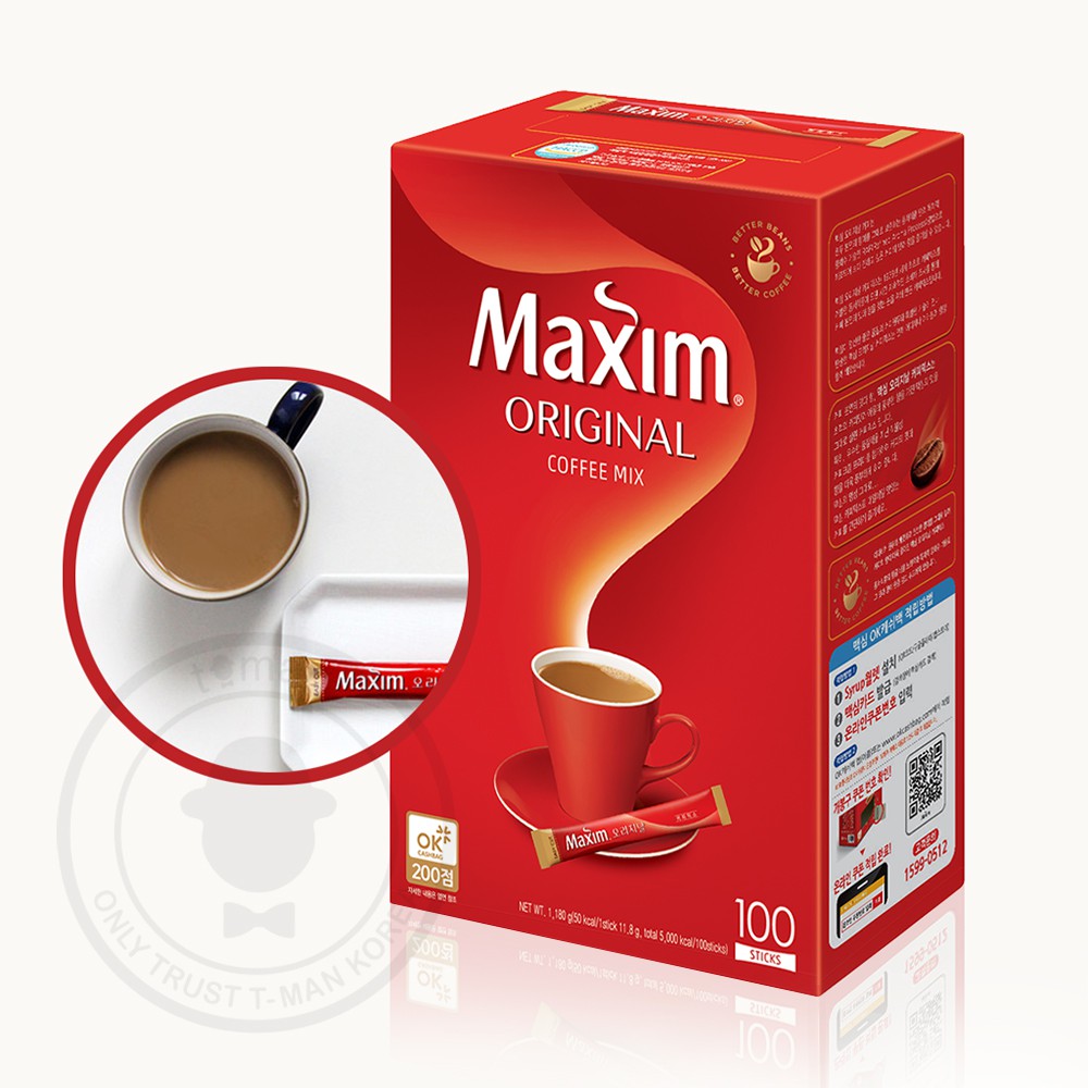 Maxim original coffee mix 100 sticks r0JS | Shopee Thailand