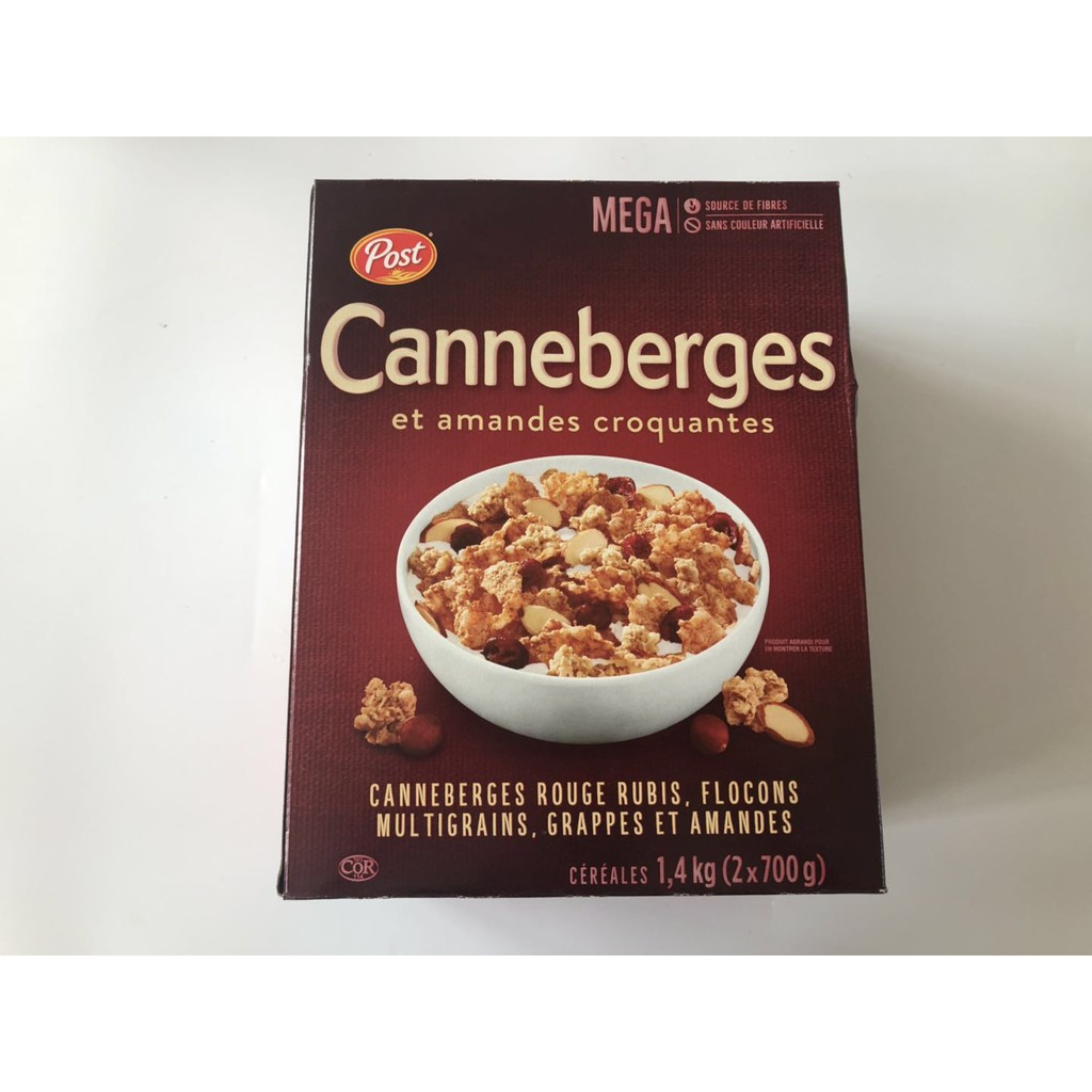 Spot Canada POST CRANBERRY แครนเบอร์รี่ธรรมชาติอัลมอนด์อาหารเช้าที่มี ...