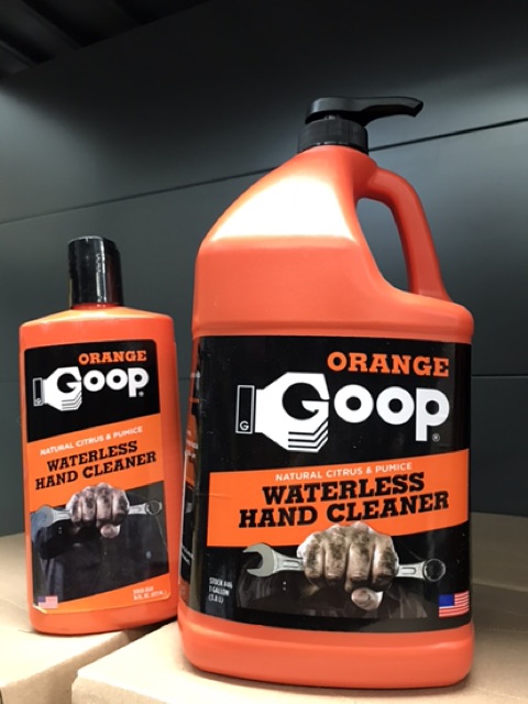 Goop เจลทําความสะอาดคราบไขมัน กลิ่นส้ม ชนิดไม่ต้องใช้นํ้า ขนาด 3.8 L ...