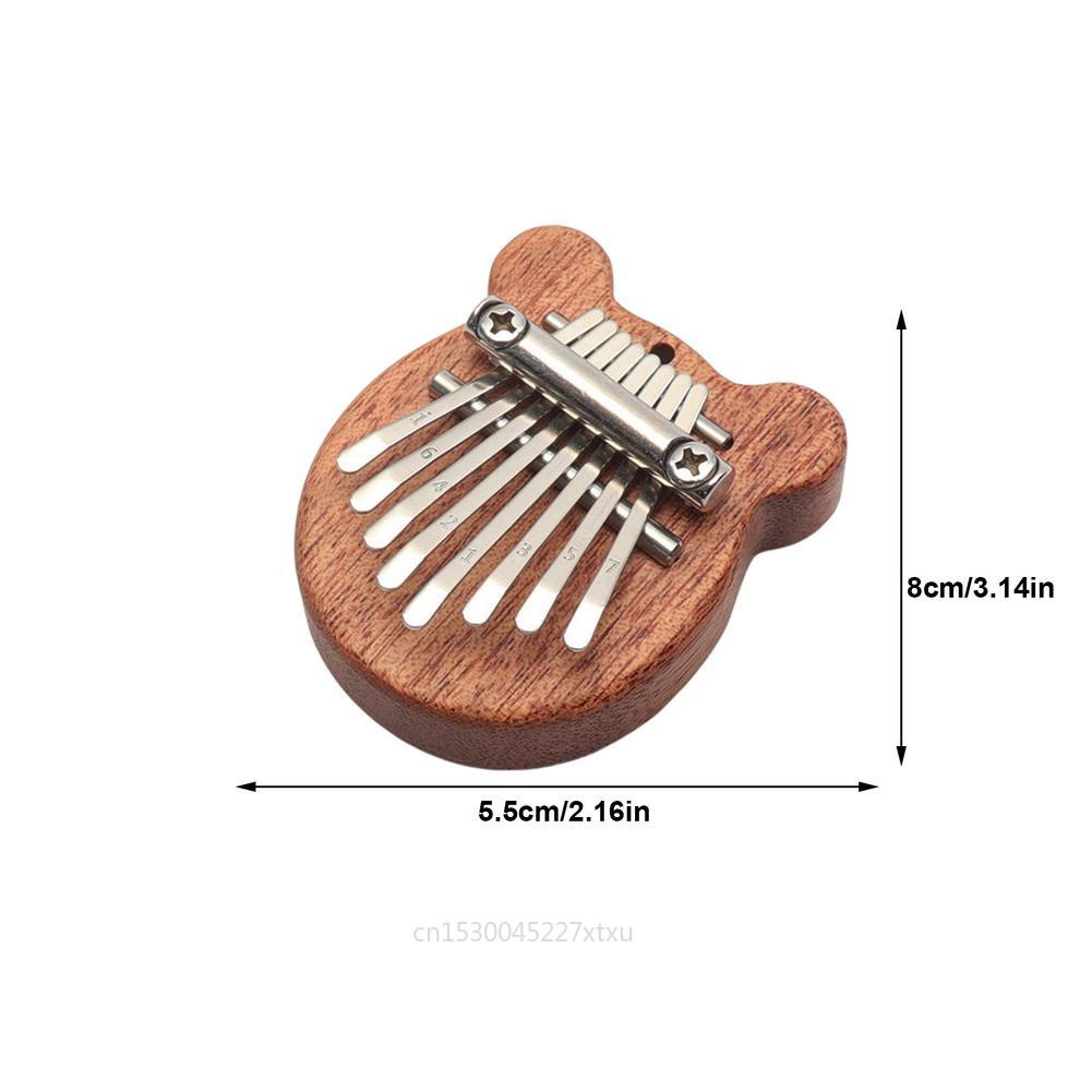 Mini Kalimba 8 Keys Cute Thumb Piano Finger Keyboard Musical Instrument ...