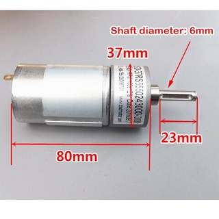 DC 12V-24V 18Volt 100RPM DC 550 555 Gear Motor Metal Gearbox Reducer ...