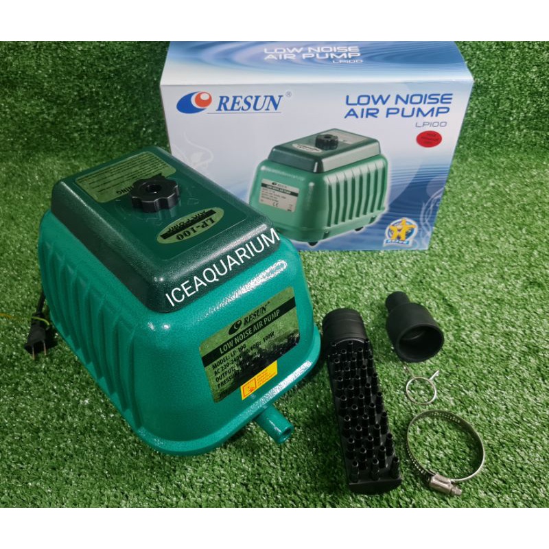 RESUN LP-100 ปั้มลมระบบโรตารี่ เสียงเงียบ ทนทาน คอยทองแดงแท้100 ...