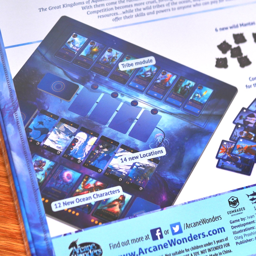 Aquatica - Aquatica Cold Waters - (Expansion) - Board Game - บอร์ดเกม ...