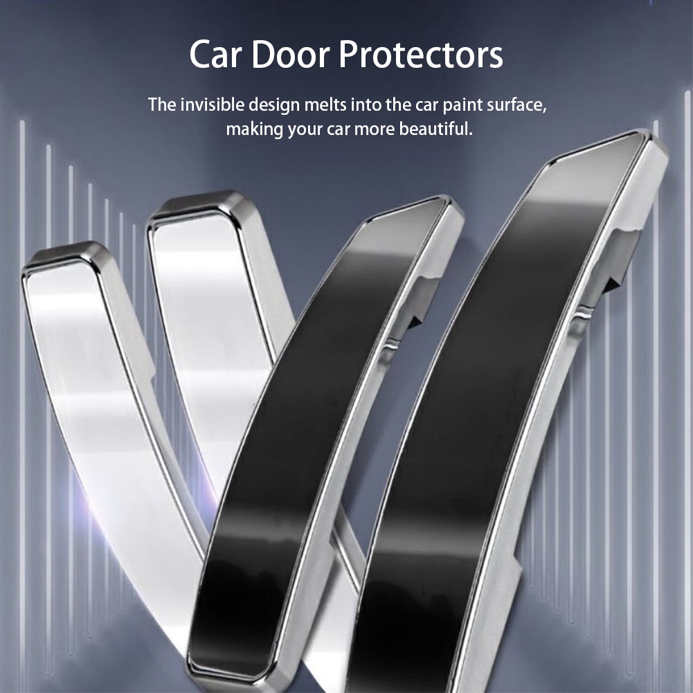 4pcs Universal ABS Durable Protection Eco Friendly Stickers Side Edge ...