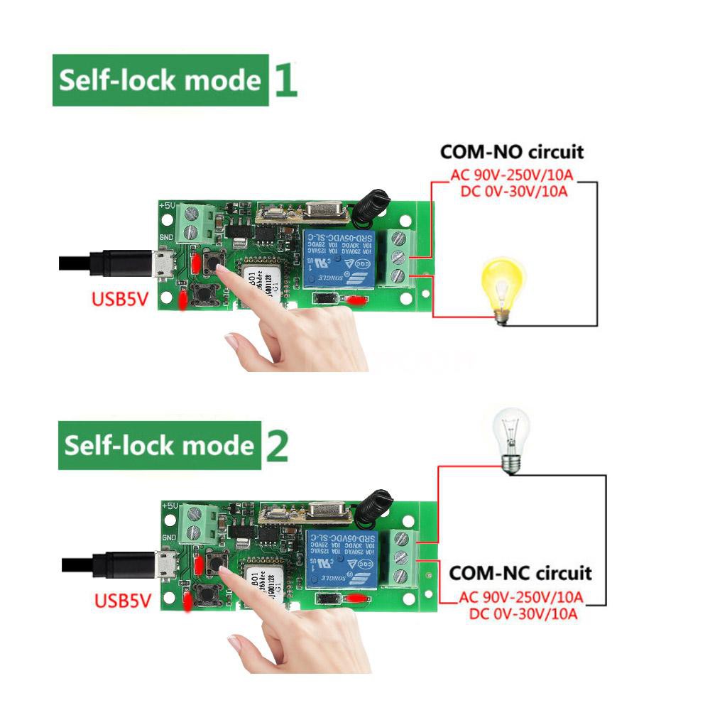 eWeLink USB DC5V 433Mhz Wifi Switch Wireless Relay Module Smart Home ...