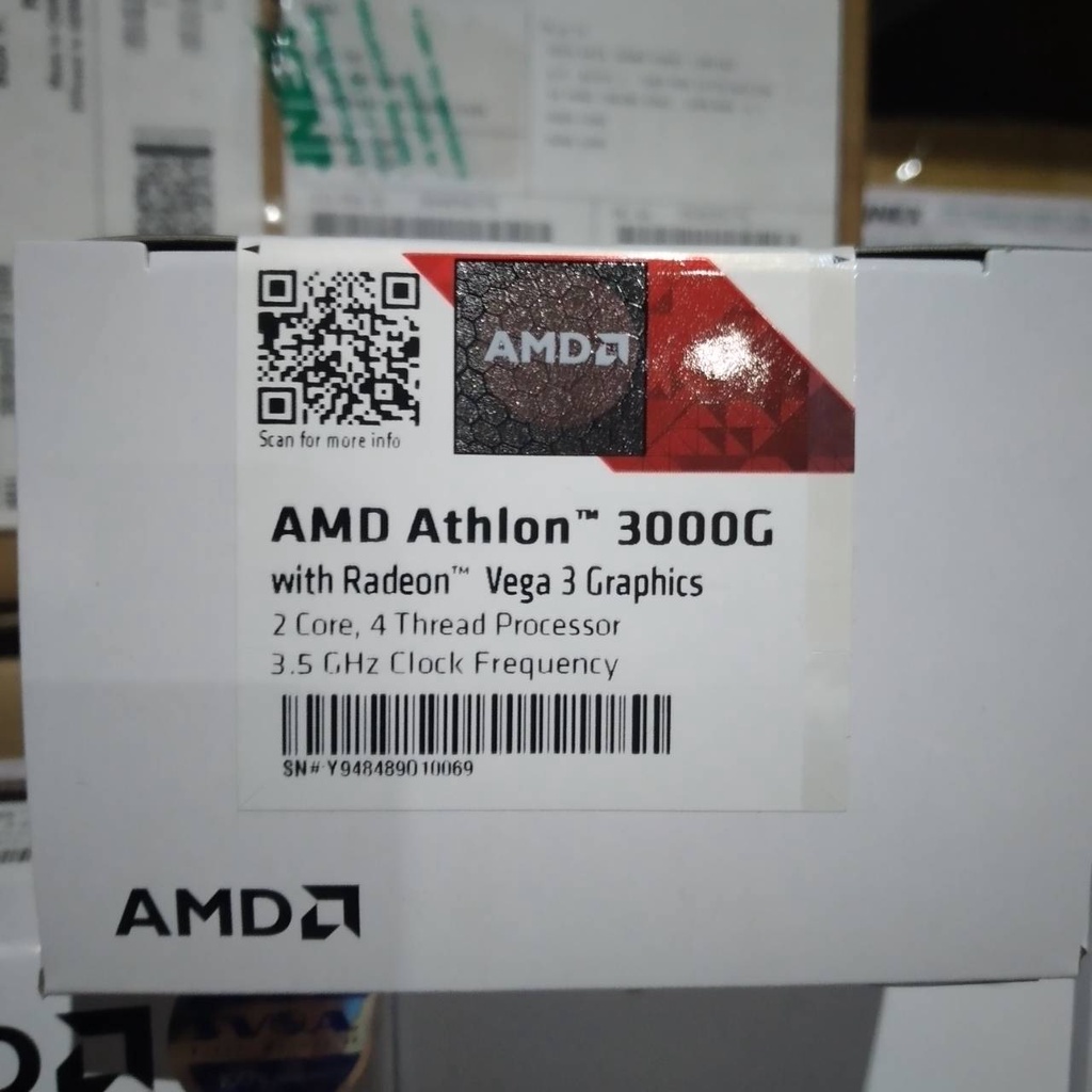 CPU AM4 ATHLON AMD 3000G รับประกันศูนย์ 3 ปี - splus2514 - ThaiPick