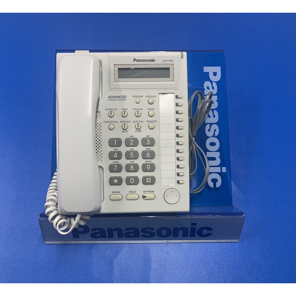 Panasonic โทรศัพท์แบบอนาล็อคคีย์ KX-T7730 (เครืองแม้ใช้กับตู้สาขา ...