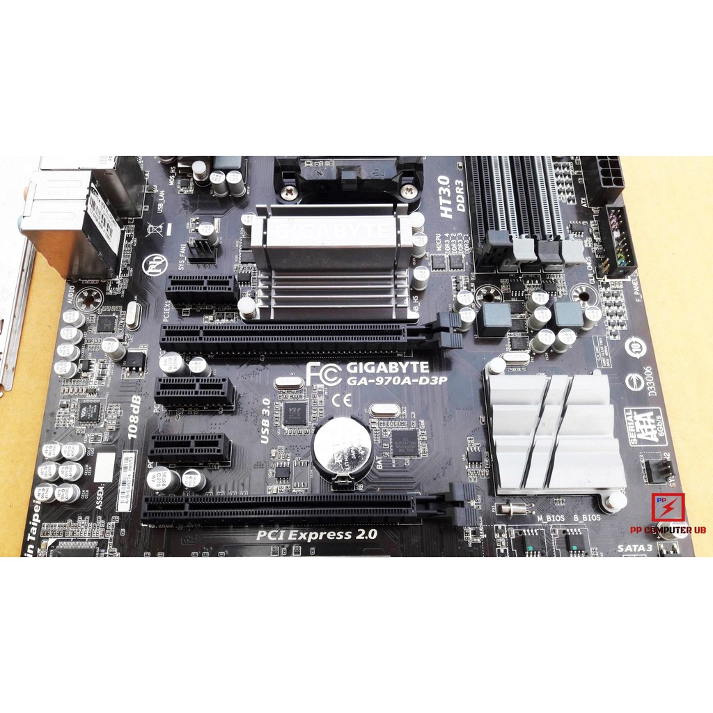 GIGABYTE GA-970A-D3P เมนบอร์ด AM3+ ตัวแรง ใส cpu AMD FX ได้ทุกรุ่น ใส่ ...