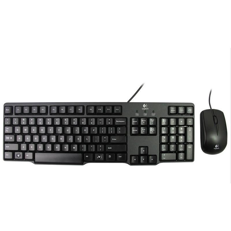ชุดสุดคุ้ม Logitech M120 Keyboard and Mouse USB Combo set โลจิเทค M100 ...