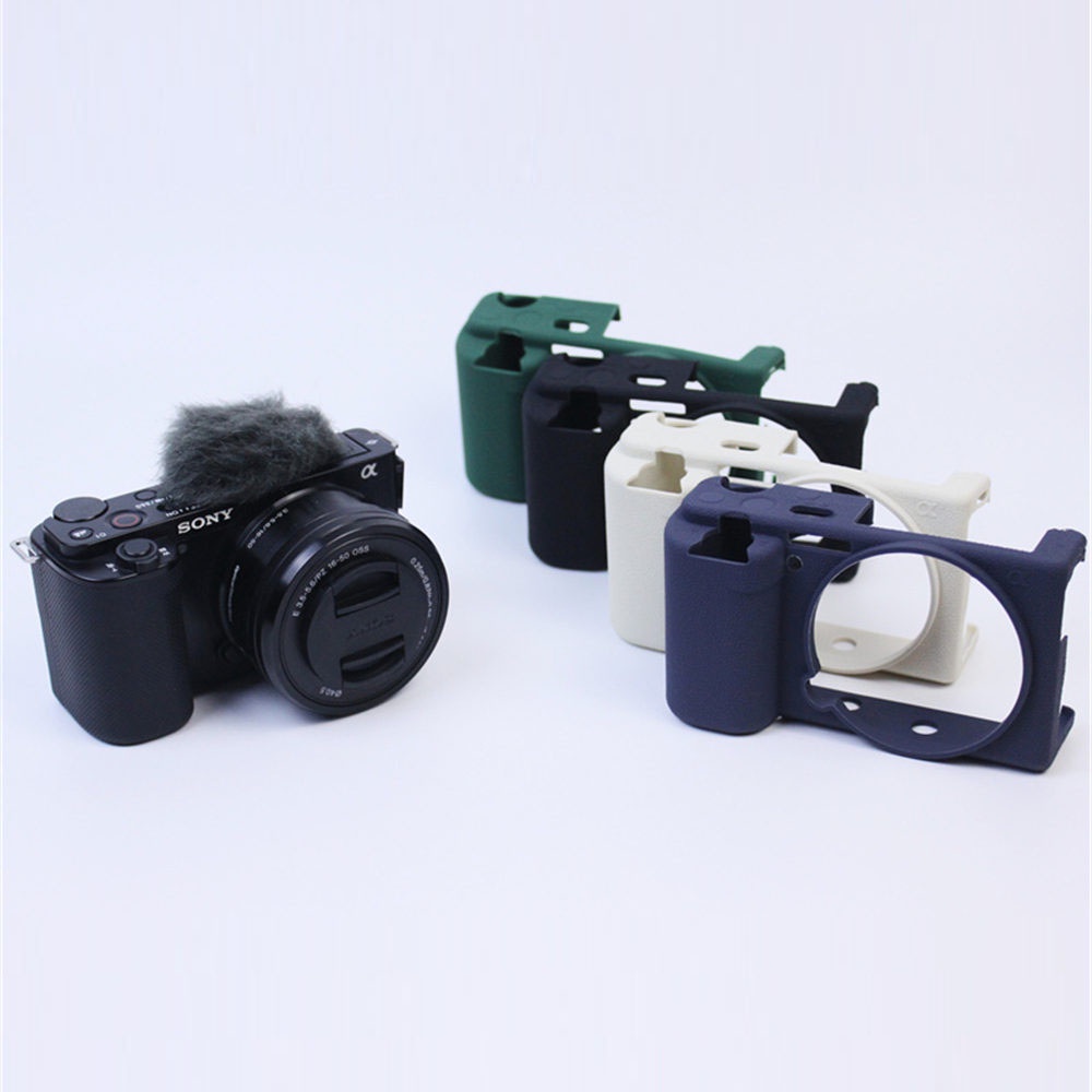 กระเป๋ากล้องSoft Silicone Armor Skin Case Camera Body Cover For Sony ZV ...