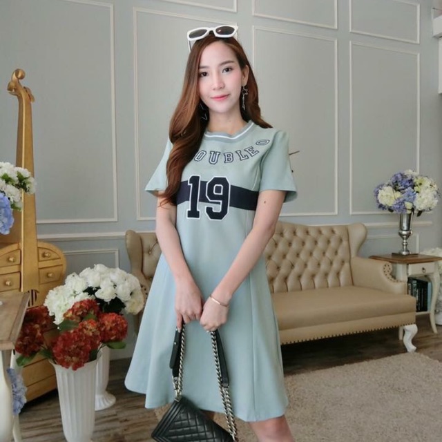 Dress ป้าย Hiso-hiso มือ1 ไซส์ L ค่ะ | Shopee Thailand
