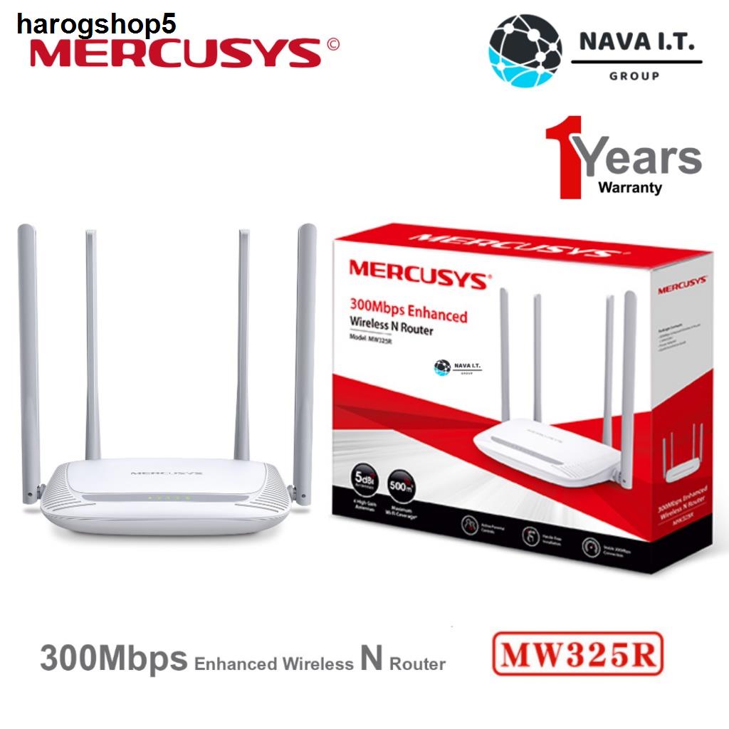 จัดส่งกรุงเทพฯจัดส่งเฉพาะจุด️กรุงเทพฯด่วน1ชั่วโมง️ Mercusys MW325R ไวเรสเราเตอร์สำหรับบ้านหรือ ...