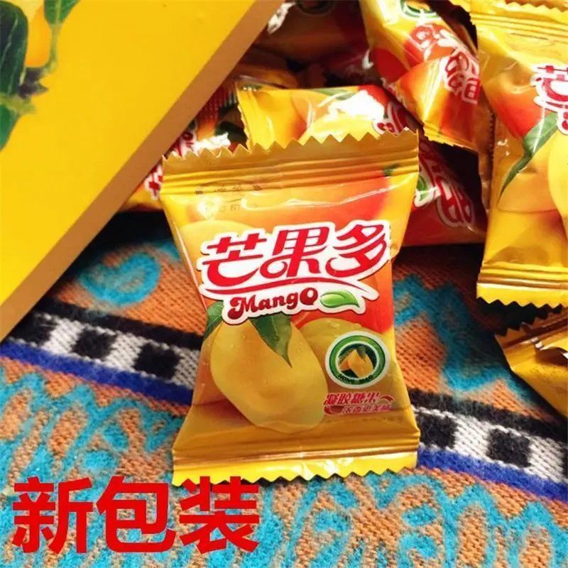 ♂ Hongmao Mango Multi Jelly Durian Toffee Mango Flavoured Hey Candy ...