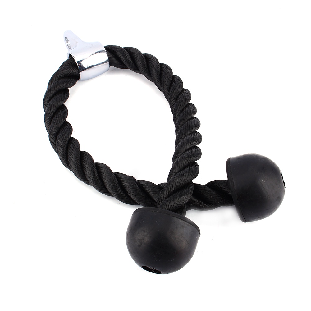 70cm Tricep Rope Pull Press Down Push Pull Cord Multi Gym Lat Bar Cable ...
