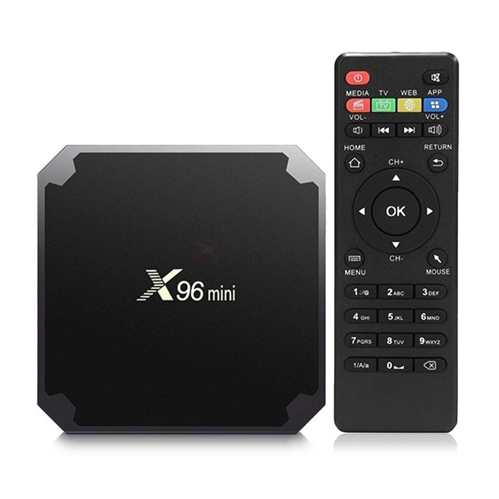 ใหม่QHDTV X96 Mini Top Box Android 9.0 8GB 16GBบลูทูธS905W Quad CORE ...