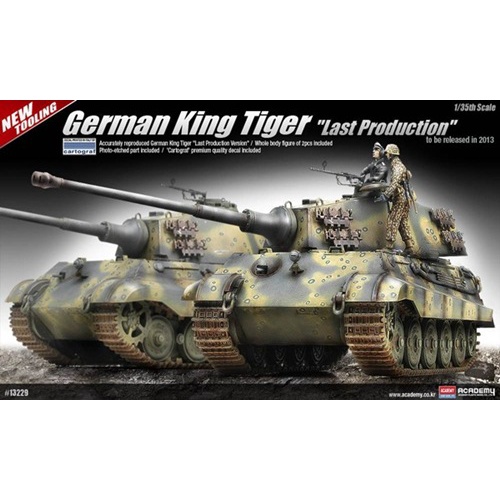 Academy 13229 GERMAN KING TIGER LAST PRODUCTION 135 - konrakmodel ...