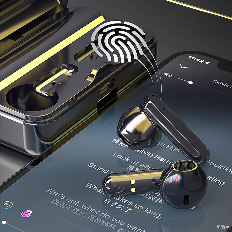 TWS Bluetooth Headphones Wireless Headset Bluetooth 5.1 Charging Box 2000 Mah 9D Stereo Sports ...