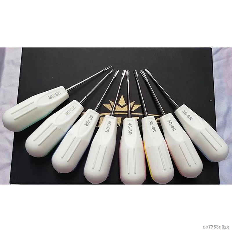 Dental Elevator Surgical Root Instruments 8 Pcs Luxating Elevator Tooth ...