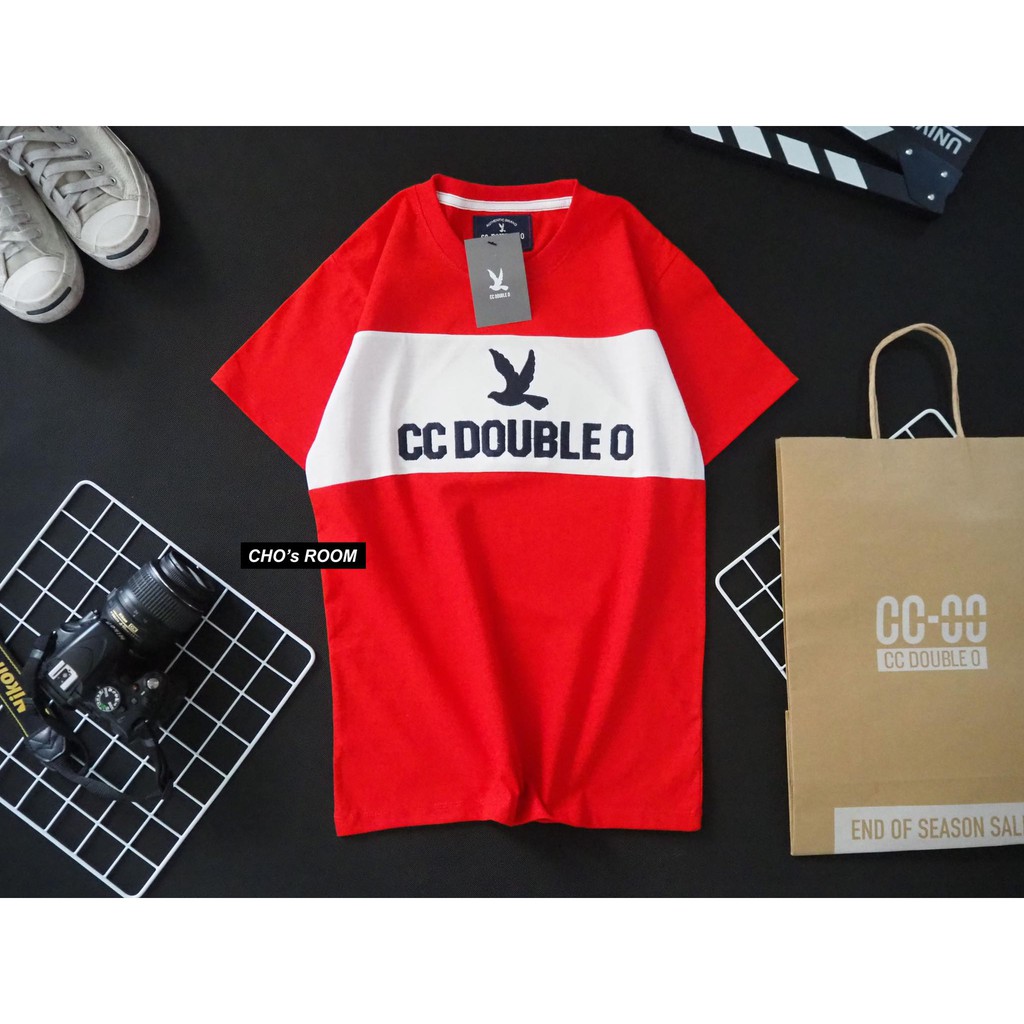 สินค้าขายดี เสื้อยืดงานปักตัดต่อ. งานป้าย CC-DOUBLE O Cotton 100 (SMLXL) No.07 - d_dome_shop ...