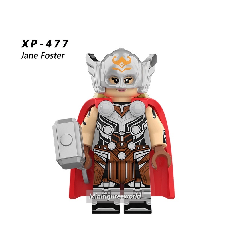 ใหม่ ฟิกเกอร์ Marvel Thor Gorr Groot Zeus Korg Valkyrie Jane Foster ...