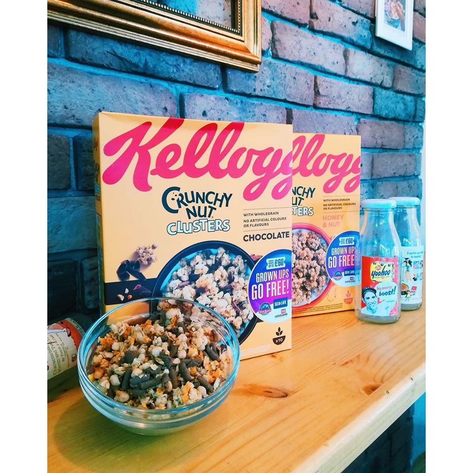 Kelloggs Crunchy Nut Clusters Chocolate 450g เคลล็อกส์ ครันชี่ นัท คลัส ...