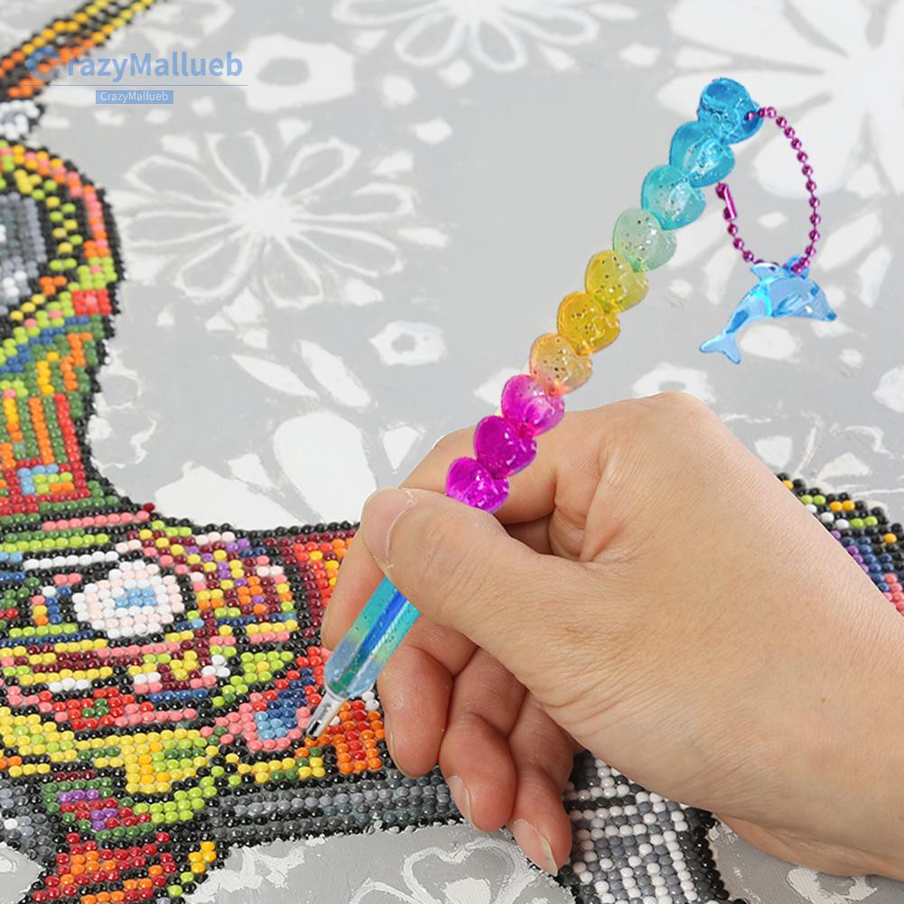 Cra-stock 5d Diamond Point Pen Diy เครื่องมือเย็บปักถักร้อยรูปหัวใจ ...